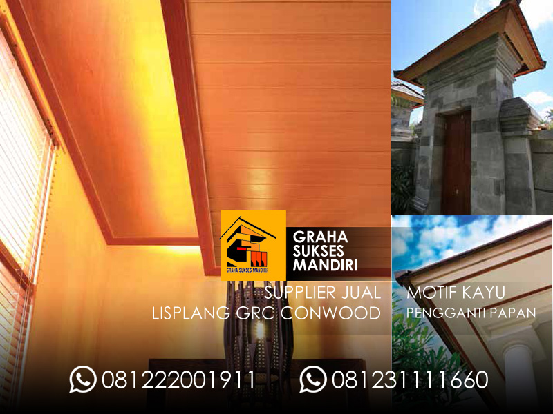 Harga Lisplang GRC Motif Kayu Terbaru 2025 | CV Graha Sukses Mandiri